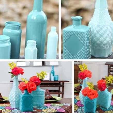 Easy and beautoful DIY glass centerpieces tutorial!