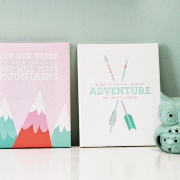 DIY // INEXPENSIVE CANVAS ART – Oh So Lovely Blog
