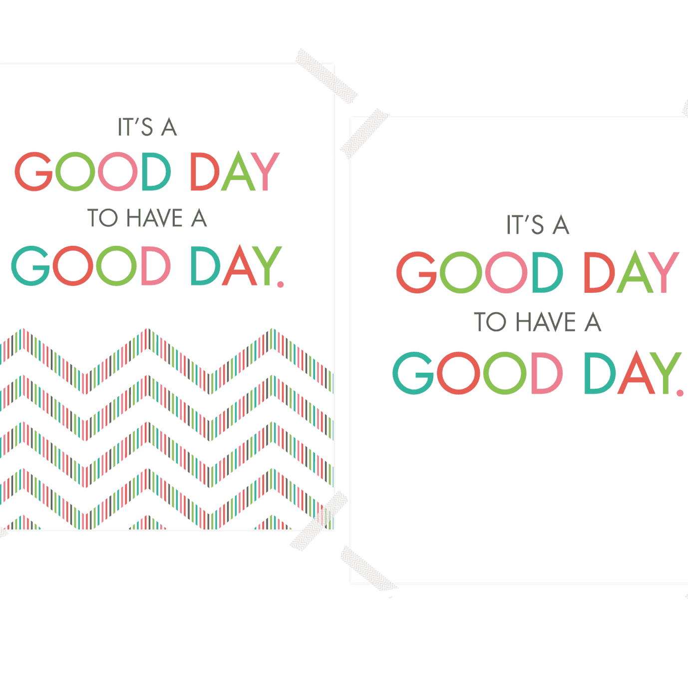 FREEBIES // IT'S A GOOD DAY – Oh So Lovely Blog