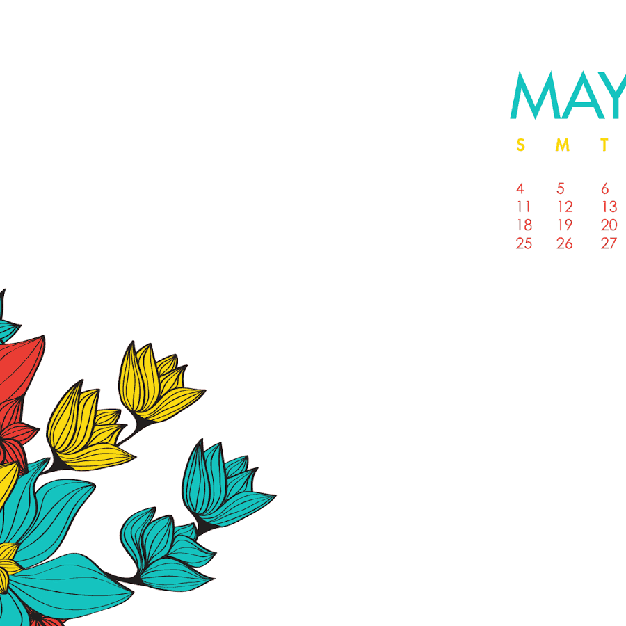 FREEBIES // MAY DESKTOP CALENDARS – Oh So Lovely Blog