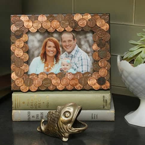 DIY // PENNY PHOTO FRAMES – Oh So Lovely Blog