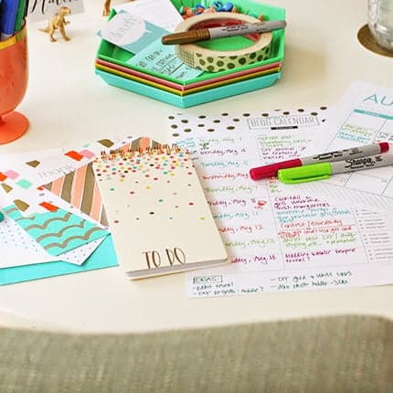 DIY // HOME OFFICE & BLOG ORGANIZING TIPS (FEATURING SHARPIE!) – Oh So ...