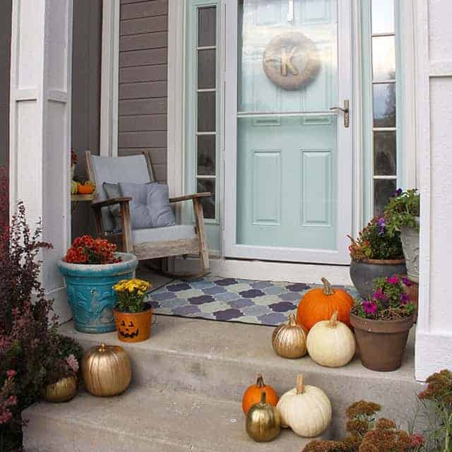DIY // FALL PORCH – Oh So Lovely Blog