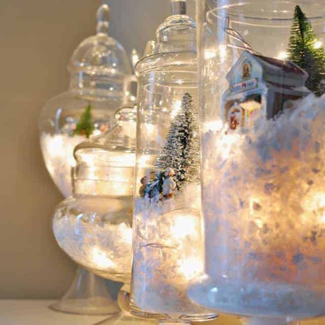 DIY // SNOW GLOBE TERRARIUMS + A FREEBIE – Oh So Lovely Blog