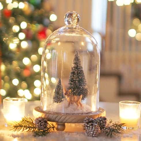 DIY // DECORATIVE WINTER CLOCHE – Oh So Lovely Blog