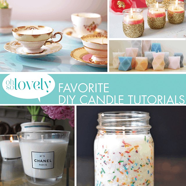 Diy Candle Making Oh So Lovely Blog