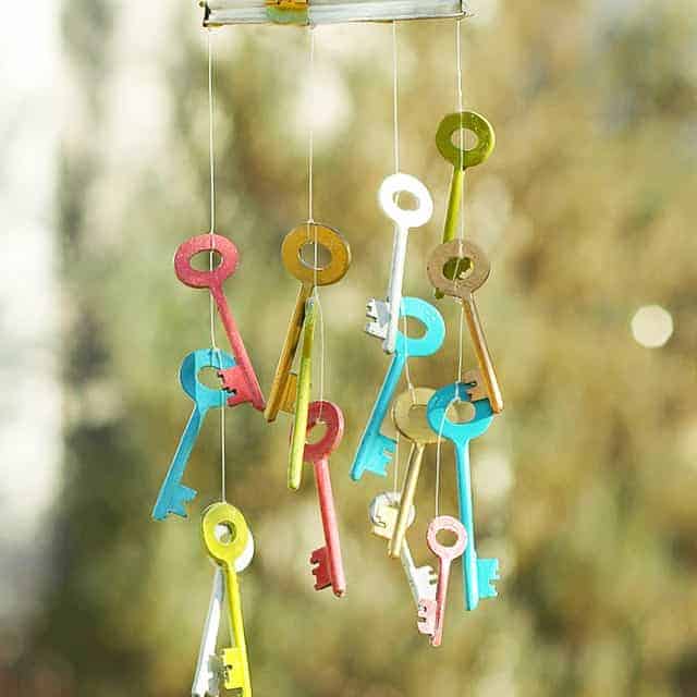 DIY // SKELETON KEY WIND CHIME – Oh So Lovely Blog