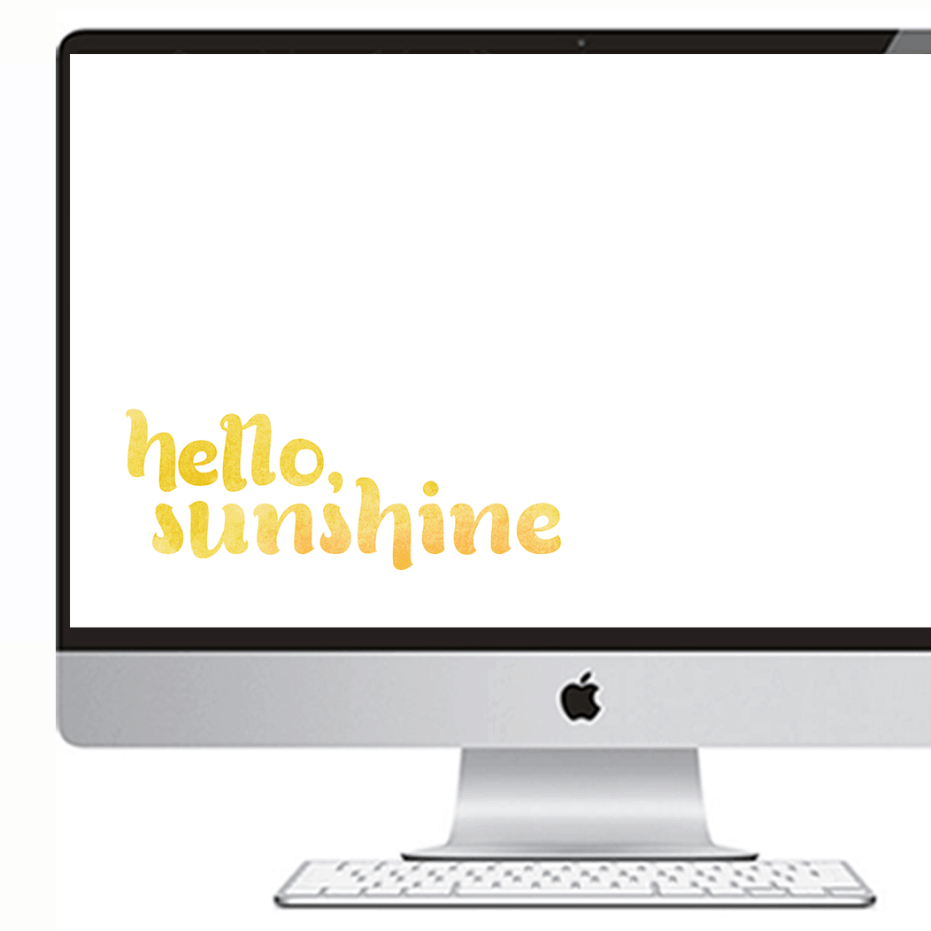 FREEBIES // HELLO, SUNSHINE – Oh So Lovely Blog