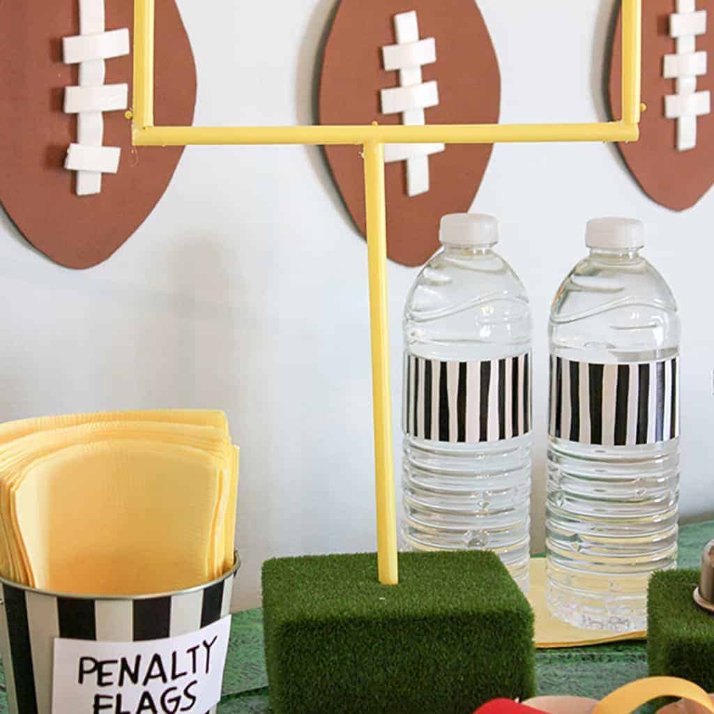 DIY Superbowl party decor — easy and affordable ideas for your party!