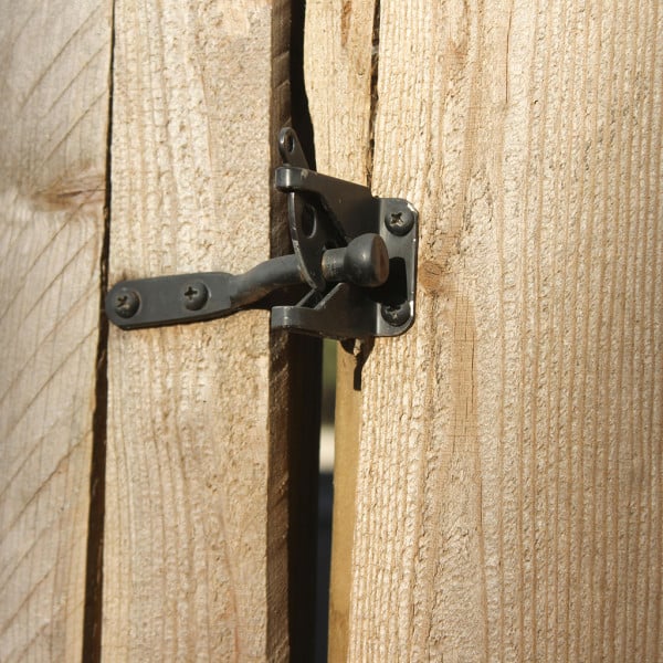 DIY tutorial install National Hardware gate latch + giveaway
