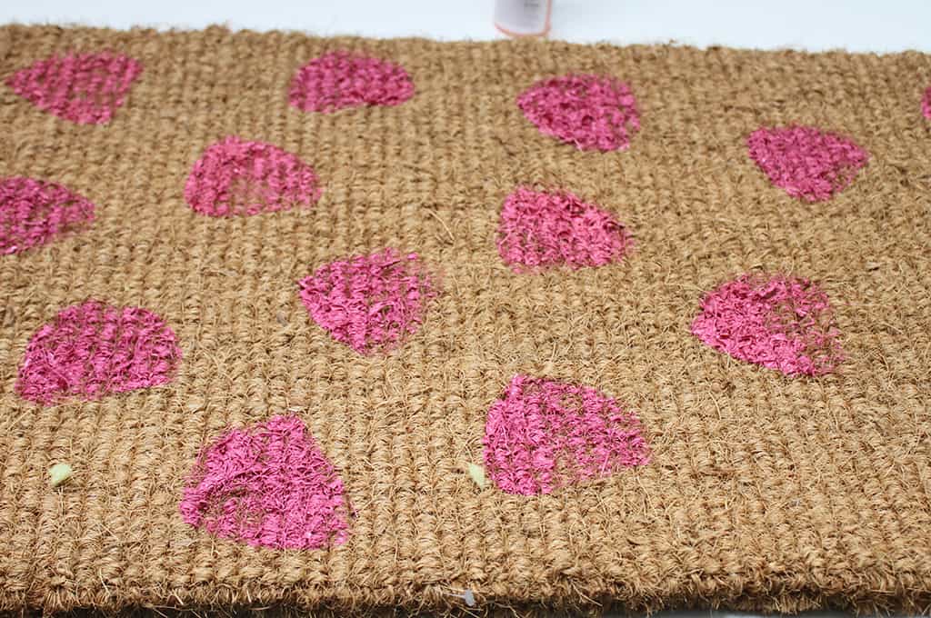 Tutorial on how to make your own DIY watermelon outdoor mat