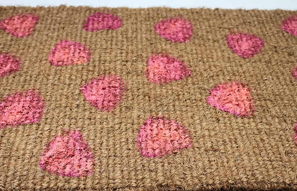 Tutorial on how to make your own DIY watermelon outdoor mat