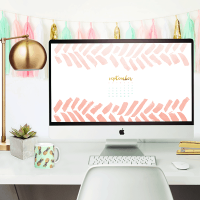 4 cute and Free September Desktop Wallpaper Calendars