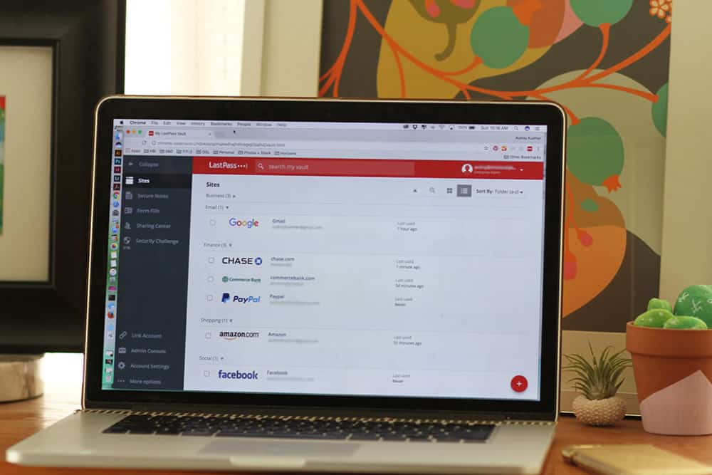 LastPass password management and Security