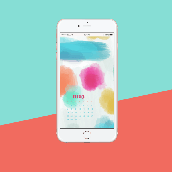 FREE May wallpaper calendars for your desktop or smart phone from Oh So ...