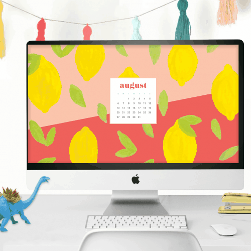 Download some cute and summery FREE August Calendar Wallpapers!