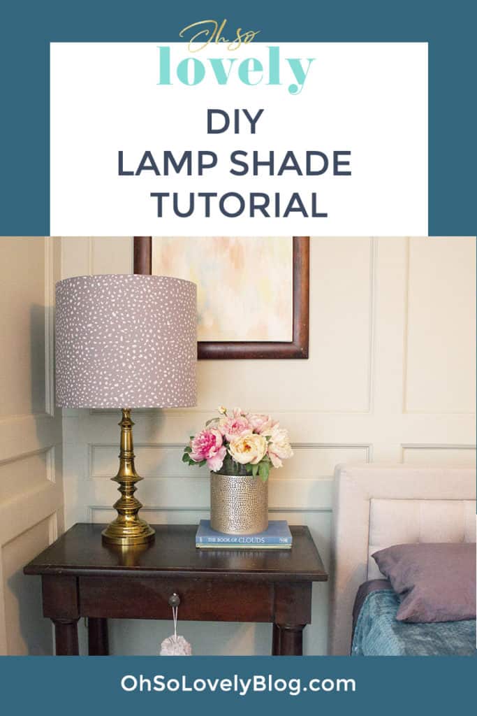 Make your own DIY lamp shade from an I Like That lamp kit