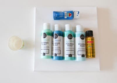 DIY paint pour art tutorial—create affordable art for your home!