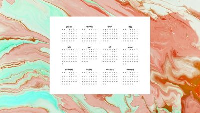 Free 2020 desktop wallpapers — 24 designs to choose from!