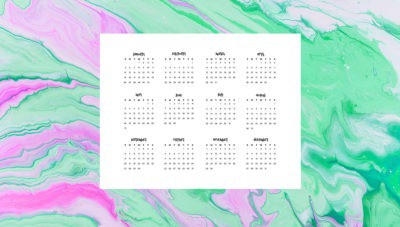 Free 2020 desktop wallpapers — 24 designs to choose from!