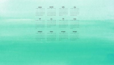 Free 2020 desktop wallpapers — 24 designs to choose from!