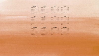 Free 2020 desktop wallpapers — 24 designs to choose from!