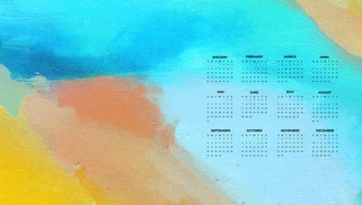 Free 2020 desktop wallpapers — 24 designs to choose from!
