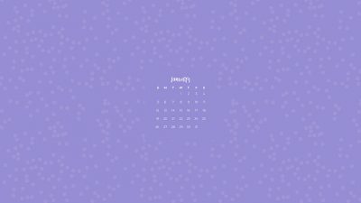 FREE January desktop calendars — 24 designs to choose from!