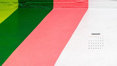 FREE January desktop calendars — 24 designs to choose from!