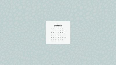 FREE January desktop calendars — 24 designs to choose from!