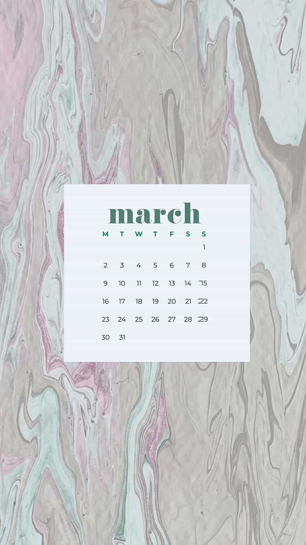 FREE March wallpapers — fresh and springy! Download your faves today.