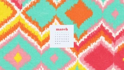 FREE March wallpapers — fresh and springy! Download your faves today.