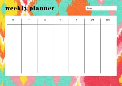 Free weekly planner printables — 23 designs to choose from!