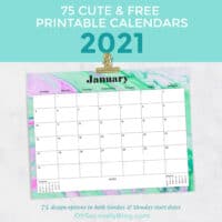 Free 2021 calendars — 75 beautiful designs to choose from!