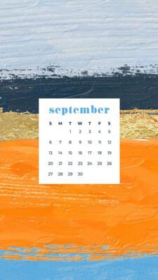 Free September 2020 desktop calendar wallpapers — 16 designs options!