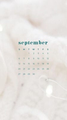 Free September 2020 desktop calendar wallpapers — 16 designs options!