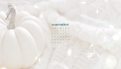 Free September 2020 desktop calendar wallpapers — 16 designs options!