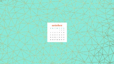 October 2020 desktop calendar wallpapers — 22 FREE design options!