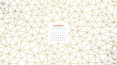 October 2020 desktop calendar wallpapers — 22 FREE design options!