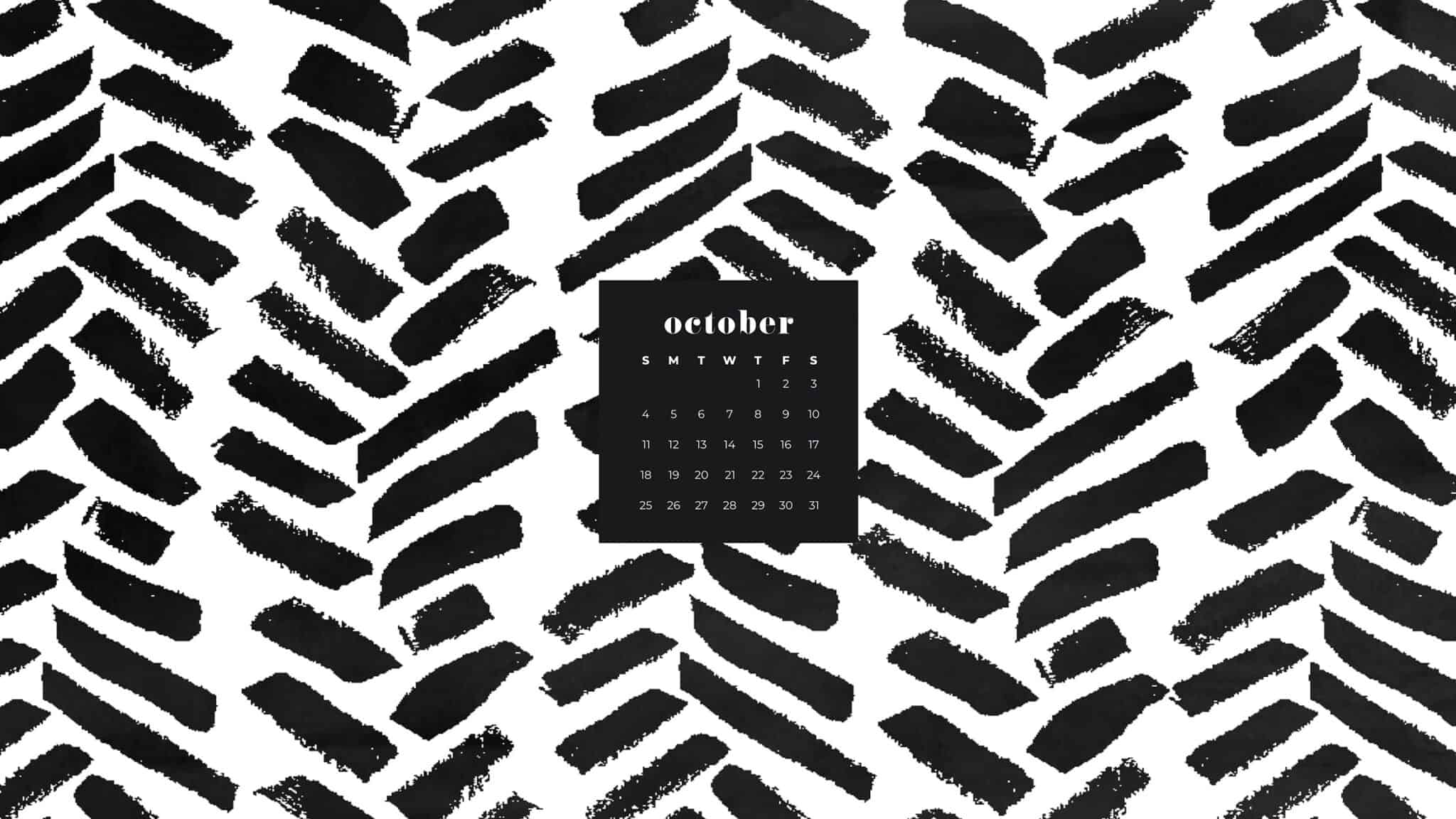 October 2020 desktop calendar wallpapers — 22 FREE design options!
