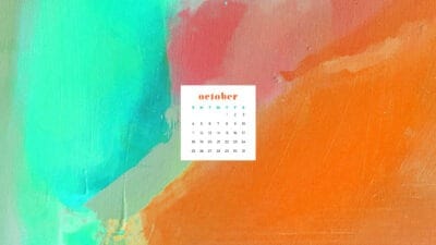 October 2020 desktop calendar wallpapers — 22 FREE design options!