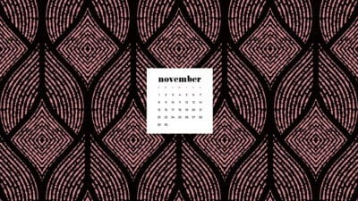 November 2020 desktop calendar wallpapers — 27 FREE designs!
