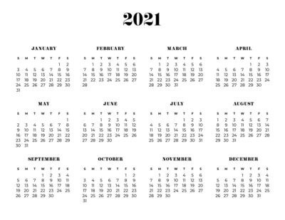 Free 2021 calendars — 75 beautiful designs to choose from!