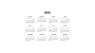 FREE 2021 wallpaper calendars – 50+ cute design options to choose from!