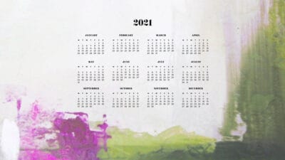 FREE 2021 wallpaper calendars – 50+ cute design options to choose from!
