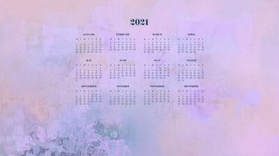 FREE 2021 wallpaper calendars – 50+ cute design options to choose from!
