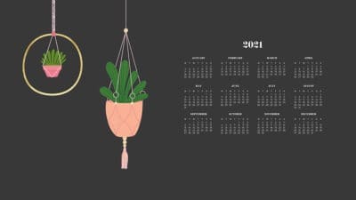 FREE 2021 wallpaper calendars – 50+ cute design options to choose from!