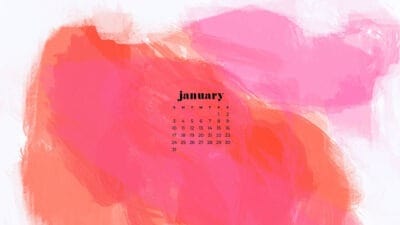 January 2021 calendar wallpapers – 30 FREE designs to choose from!