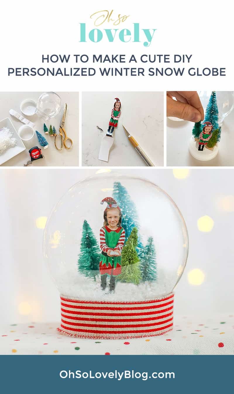 Snow globe tutorial: Unique, Cute, easy, and personalized!