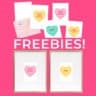 Funny Valentine Freebies – 30 FREE art and card printables!